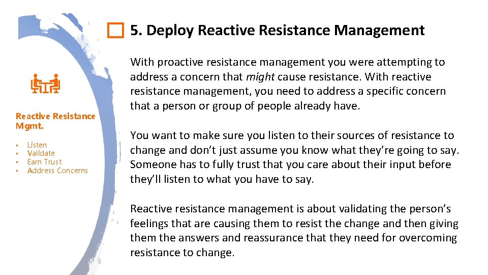 Managing Resistance to Change Checklist AGS Checklist for