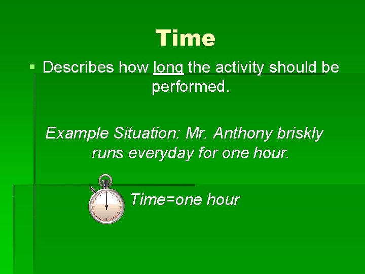 FITT PRINCIPLES FOR AEROBIC FITNESS FITT F Frequency