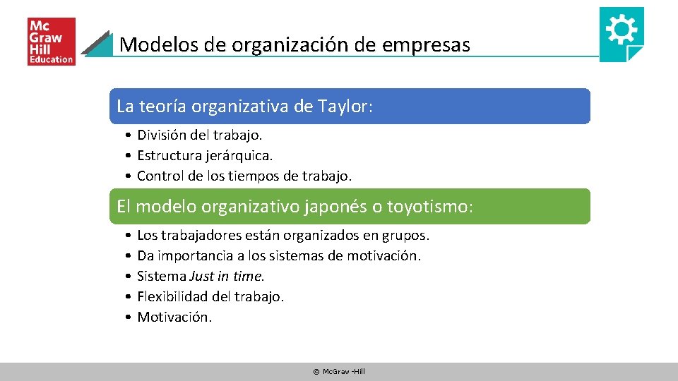 Unidad 8 La organizacin del trabajo y los