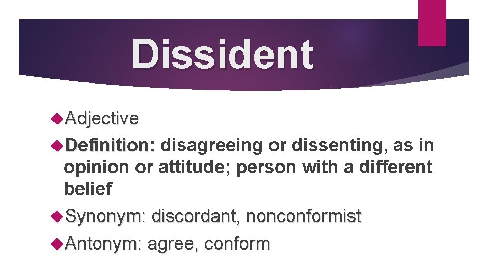 World History Vocabulary Week 10 Segregation noun Definition