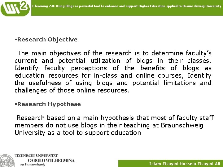 E learning 2 0 Using Blogs as powerful