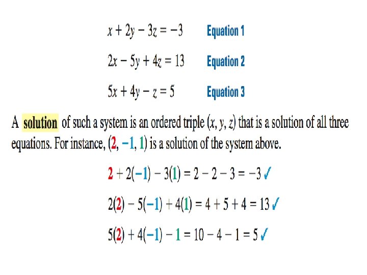 ALGEBRA TWO CHAPTER THREE SYSTEMS OF LINEAR EQUATIONS