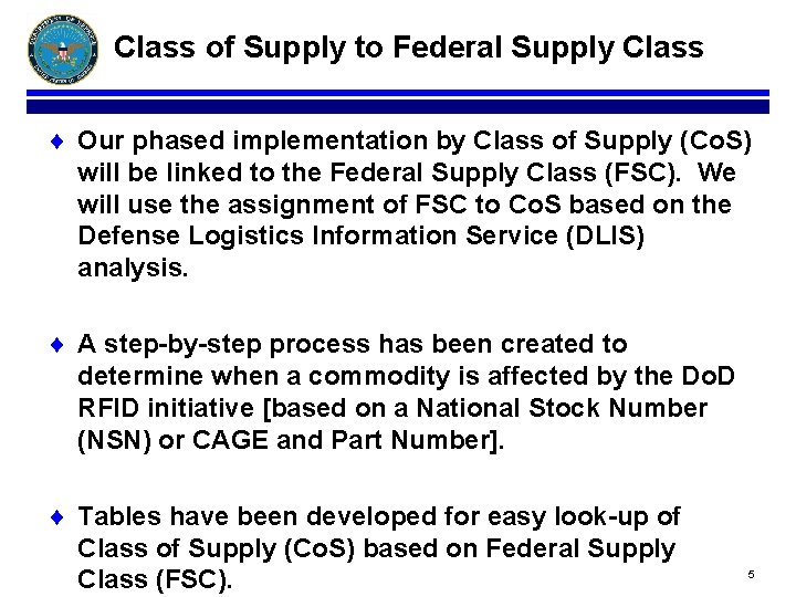 Radio Frequency Identification AIA Update December 13 2005