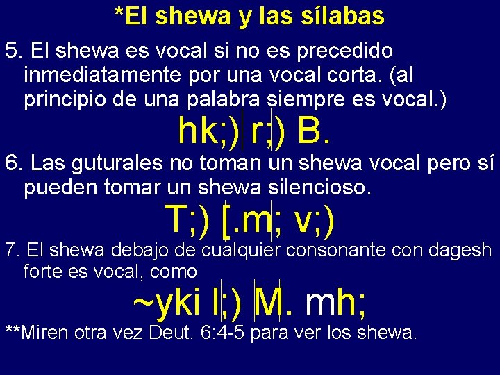 Examen sobre las vocales Grupos 1 2 3