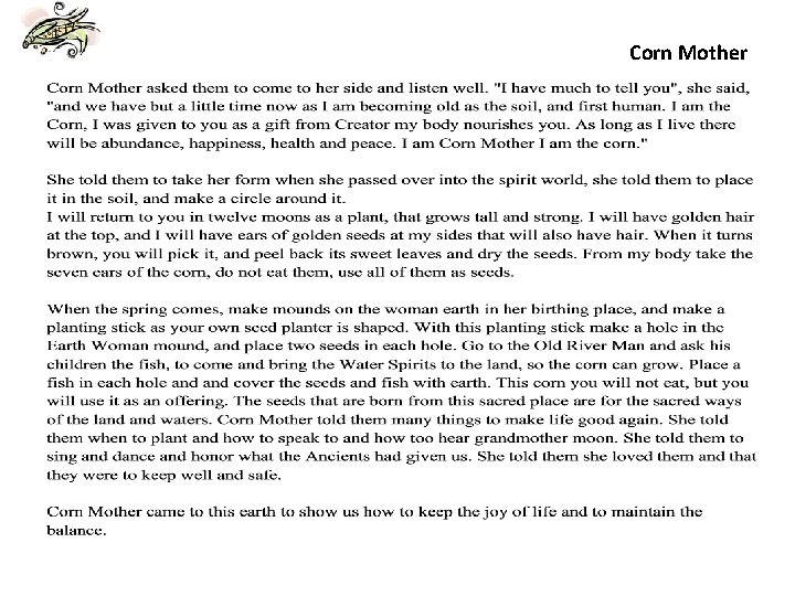 Corn Mother By Waynonaha Two Worlds Corn Mother