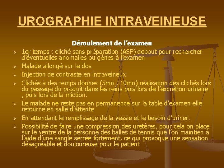 UROLOGIENEPHROLOGIE EXAMENS COMPLEMENTAIRES EXAMENS RADIOLOGIQUES AUSP ...