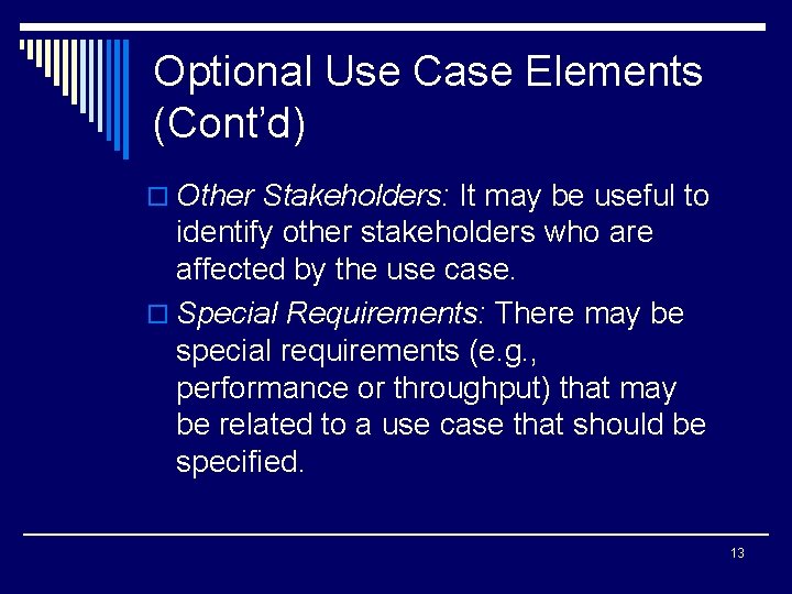 A Use Case Primer 1 The Benefits of