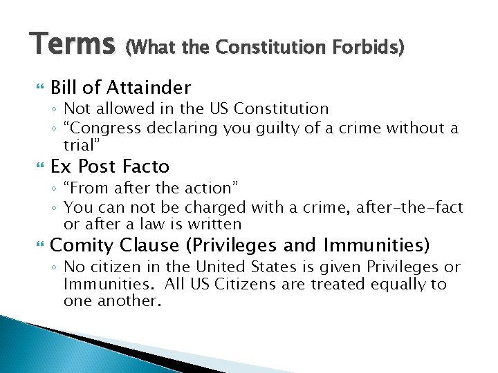US Constitution Unit 3 Lecture The Preamble Introduction