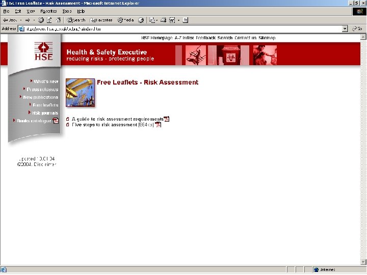 Health and Safety Department Health and Safety Awareness