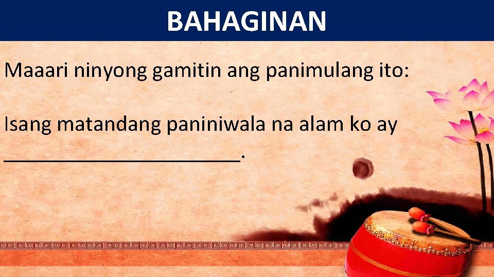 ARALIN 22 WEEK 2 DAY 1 BAHAGINAN Ang