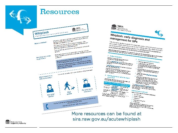 Guidelines for the management of acute whiplash associated
