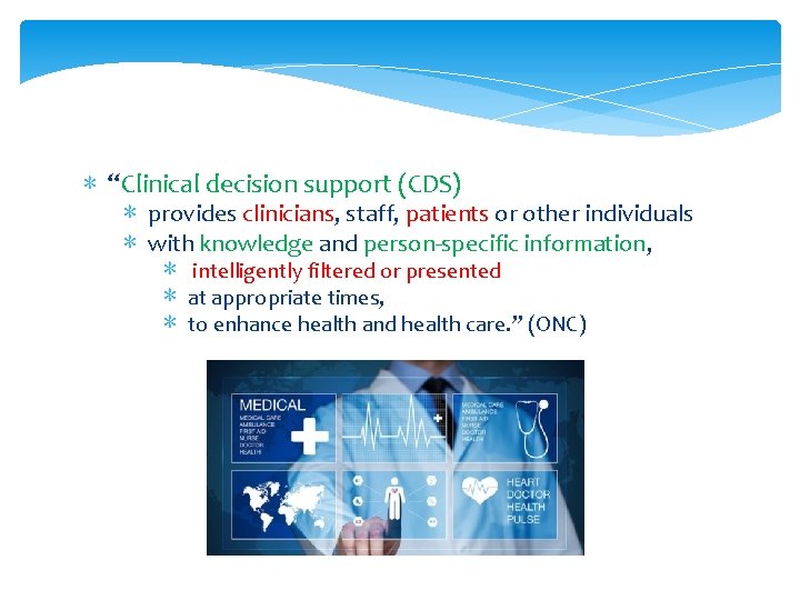 Clinical Decision Support Chapter 8 Robert Hoyt MD