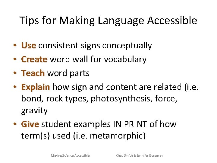 Making Science Accessible to Students who are DeafHard