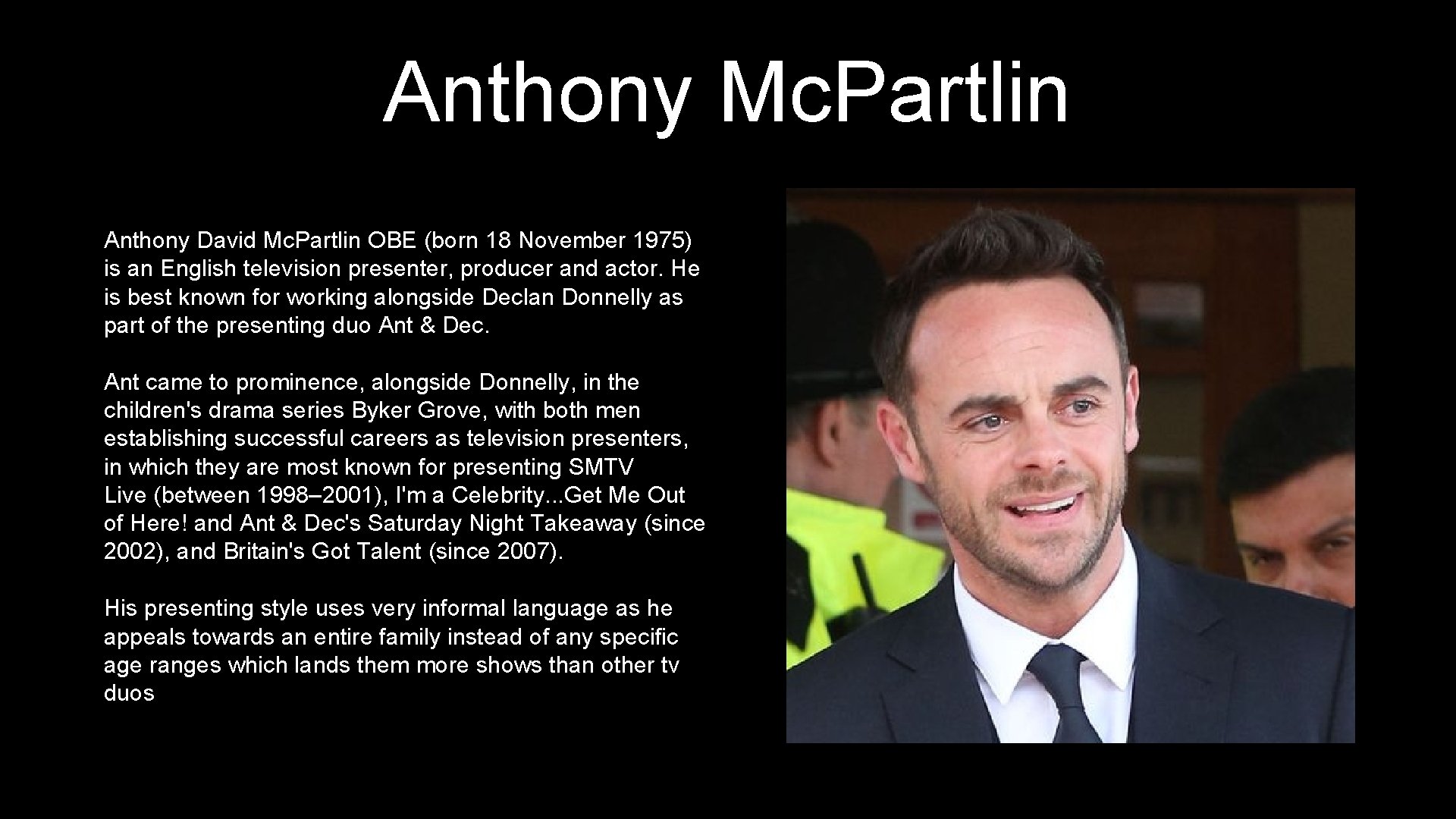 Unit 37 Presenting Techniques For Broadcasting Investigating presentation