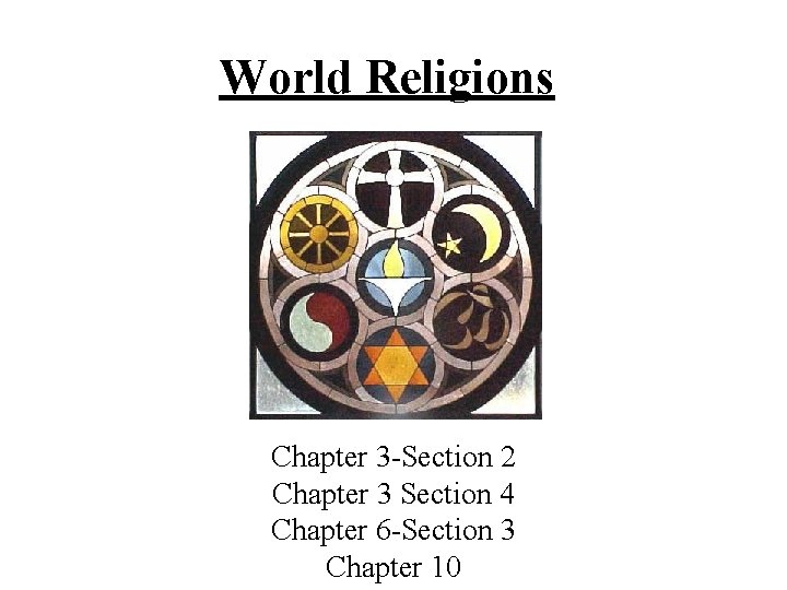 World Religions Chapter 3 Section 2 Chapter 3