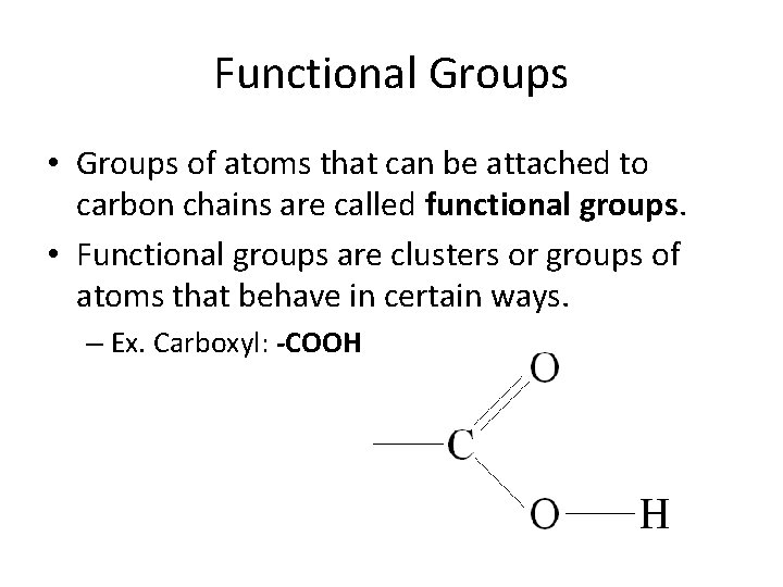 Organic Molecules and Carbohydrates Biology 12 Section 2