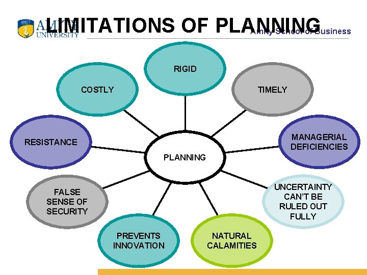 ELEMENTS OF PLANNING Amity School of Business OBJECTIVES