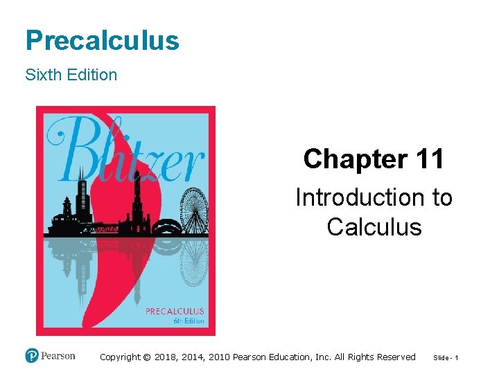 Precalculus Sixth Edition Chapter 11 Introduction to Calculus