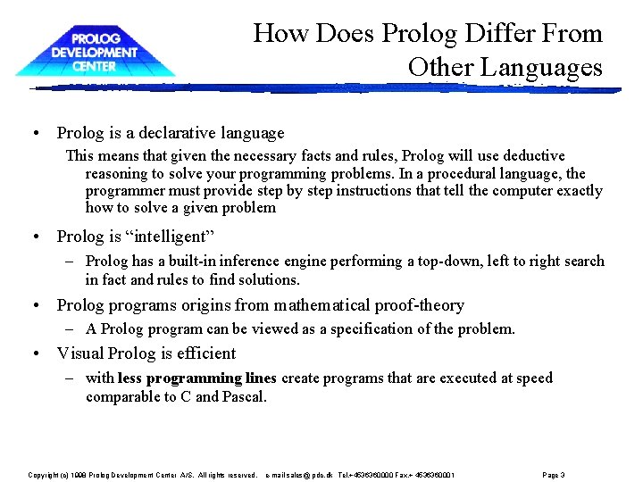 Introduction to Prolog Programming By Leo SchouJensen Prolog