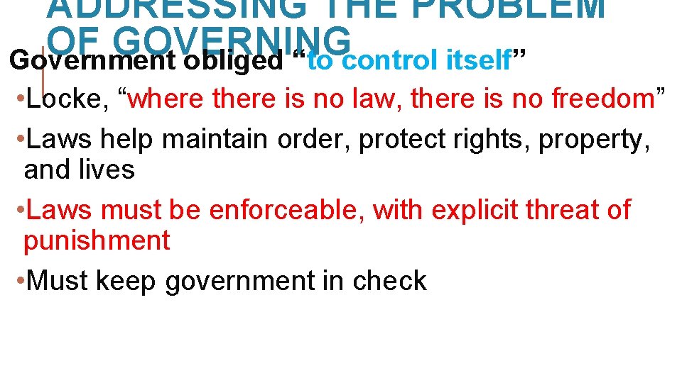 CHAPTER 3 SECTION 1 Mr Plude GOALS OF