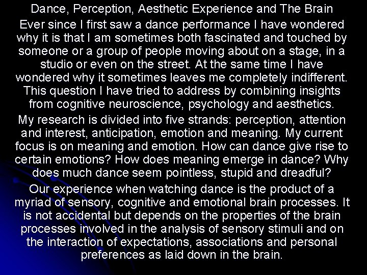 body l A DM 1 Understand how to