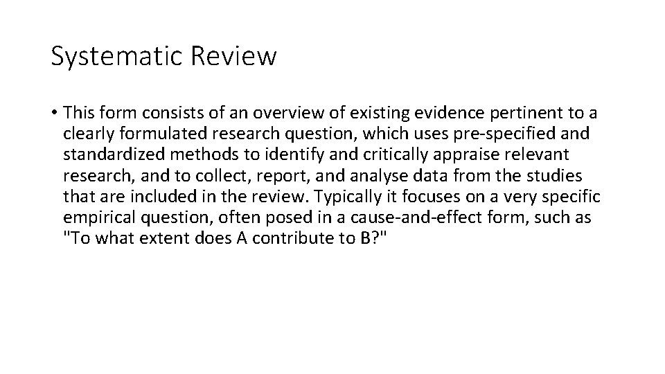 Literature review Seminar on academic competencies What is