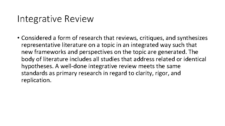 Literature review Seminar on academic competencies What is