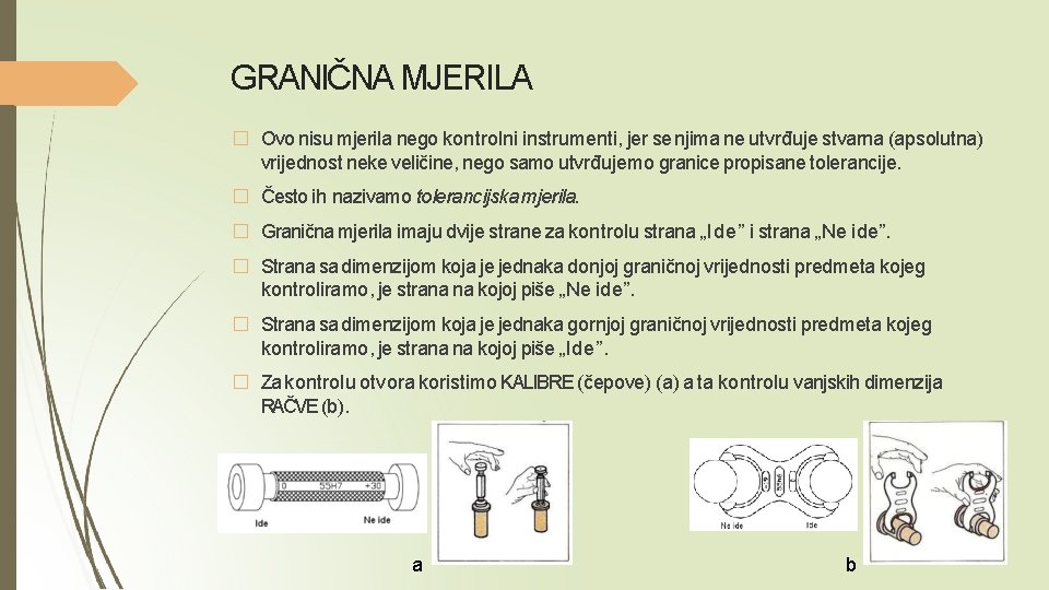 Srednja kola Metkovi ALATI ZA KONTROLU KALIBRI I