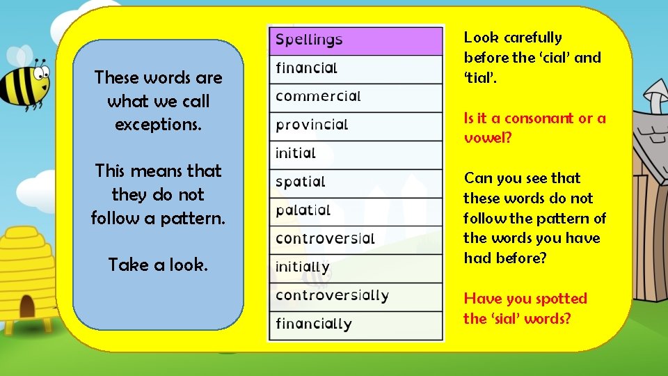 Stage 5 List 5 Ending cial and tial