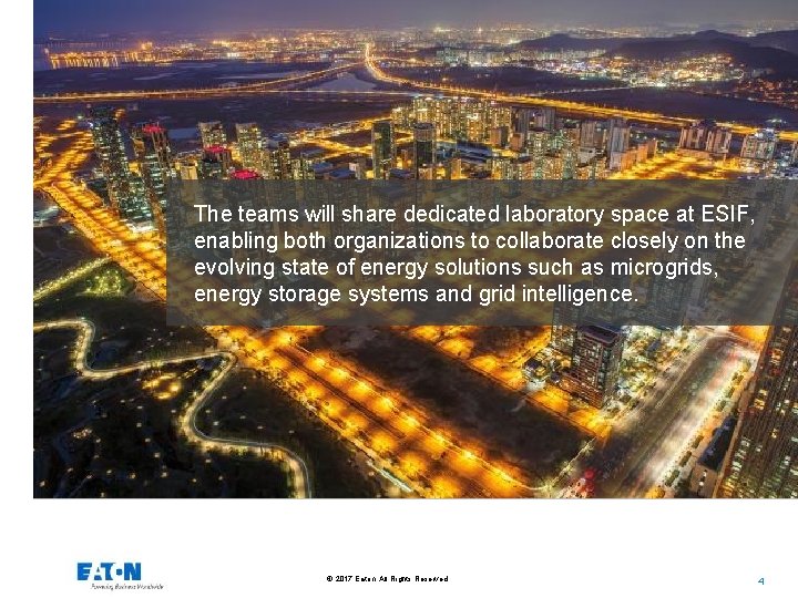 Learn about the collaboration Eaton US Department of