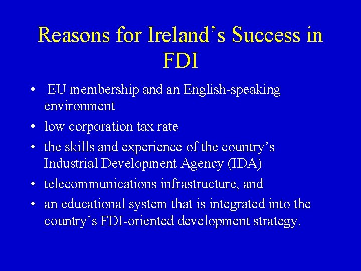 Services Offshoring into Ireland Frank Barry University College