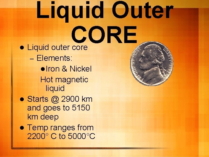 LAYERS OF THE EARTH l Layers l DensityPressureTem
