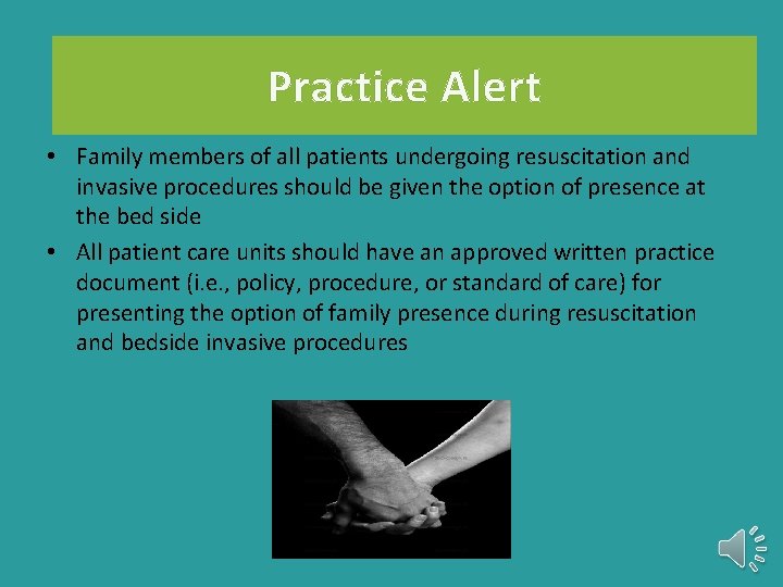 Family Presence During Resuscitation and Invasive Procedures Genna