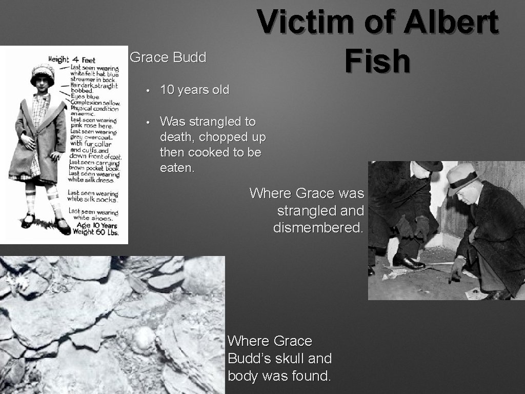 Serial Killers 1920s Natalia Balderrama Albert Fish Born