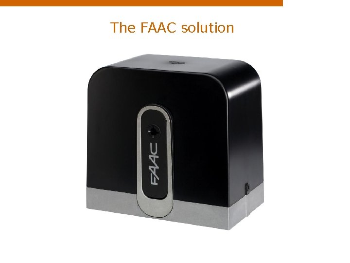 New sliding gates gearmotor C 720 24 V