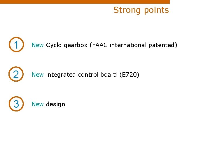 New sliding gates gearmotor C 720 24 V