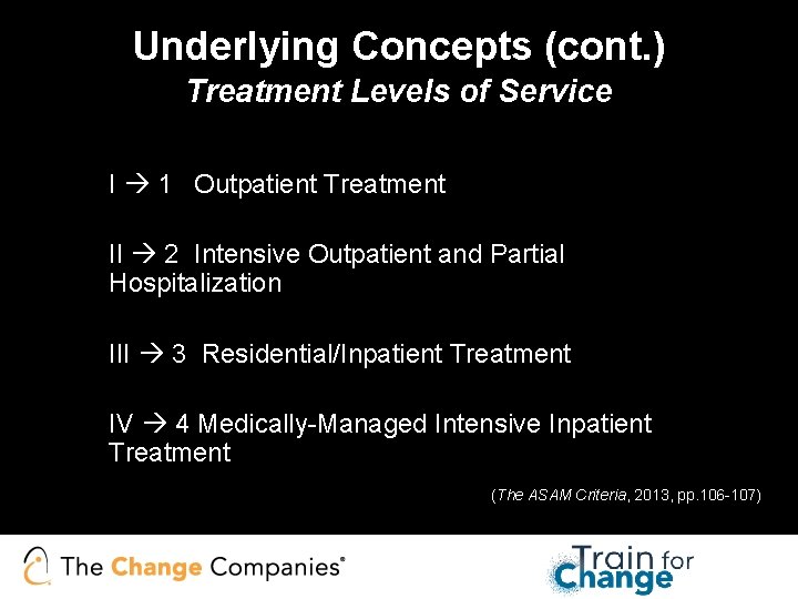 What Using The ASAM Criteria Really Means SkillBuilding