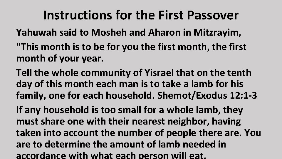 Shabbat Shalom Welcome to The Miqra At the