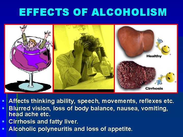 ALCOHOLISM Alcohol Beverages 5 15 alcohol Spirits More