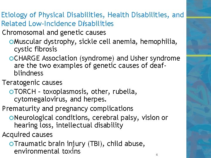 Chapter Thirteen Individuals With Physical Disabilities Health Disabilities