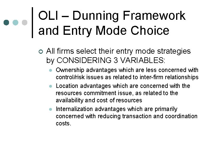 International Business Strategy 1 Developing Core Business Strategies