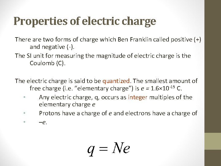 Charge Coulombs Law 18 1 18 5 What