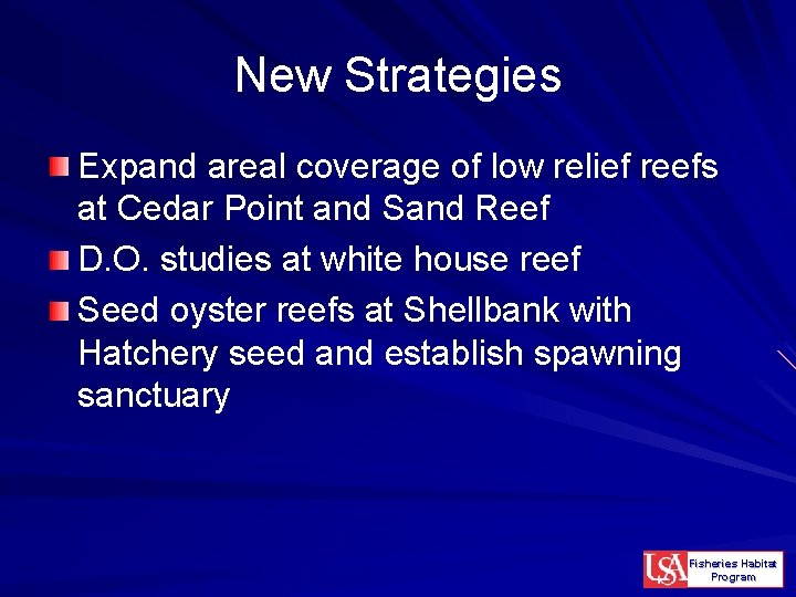 RESTORATION OF OYSTER REEFS IN COASTAL ALABAMA Sean