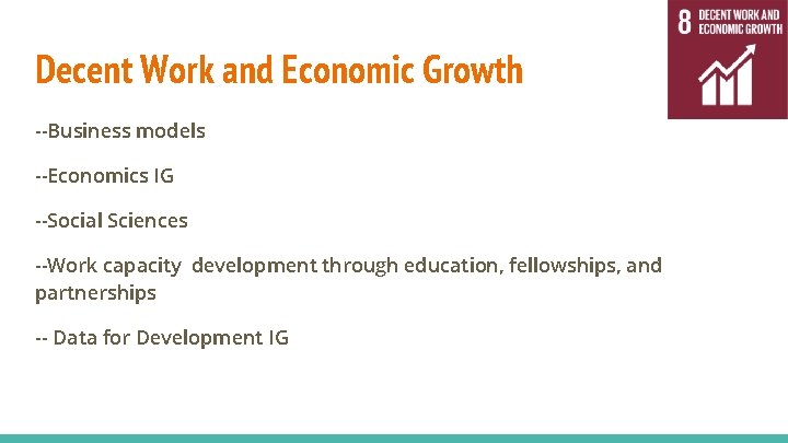 RDA for the Sustainable Development Goals Lindsay Barbieri