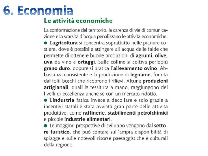 La Calabria Lo stemma della Regione Calabria ha