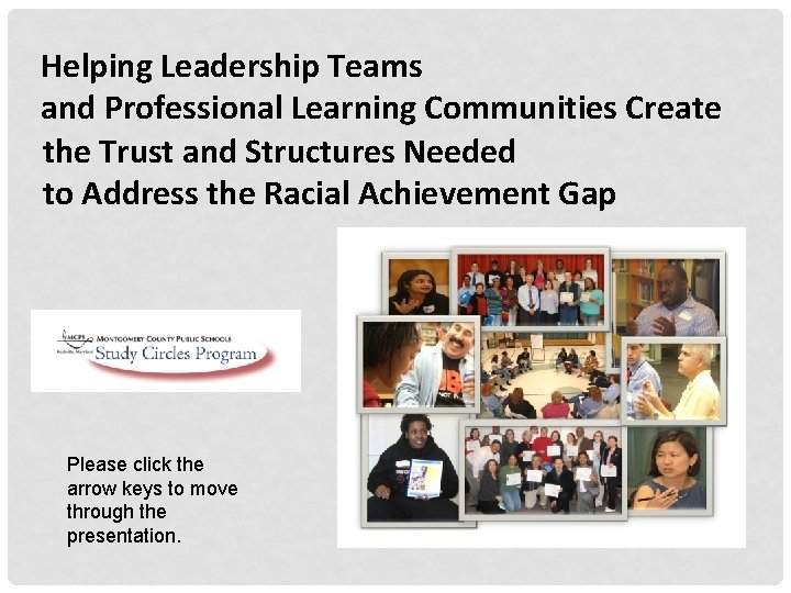 Helping Leadership Teams and Professional Learning Communities Create