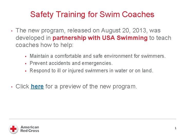 Safety Training for Swim Coaches Answering Coaches Questions