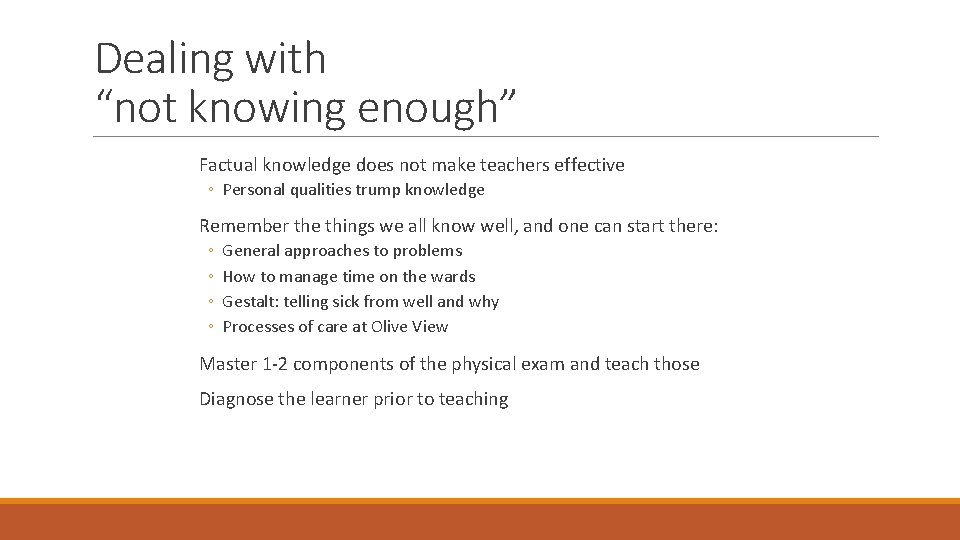 How to be an effective teacher What are