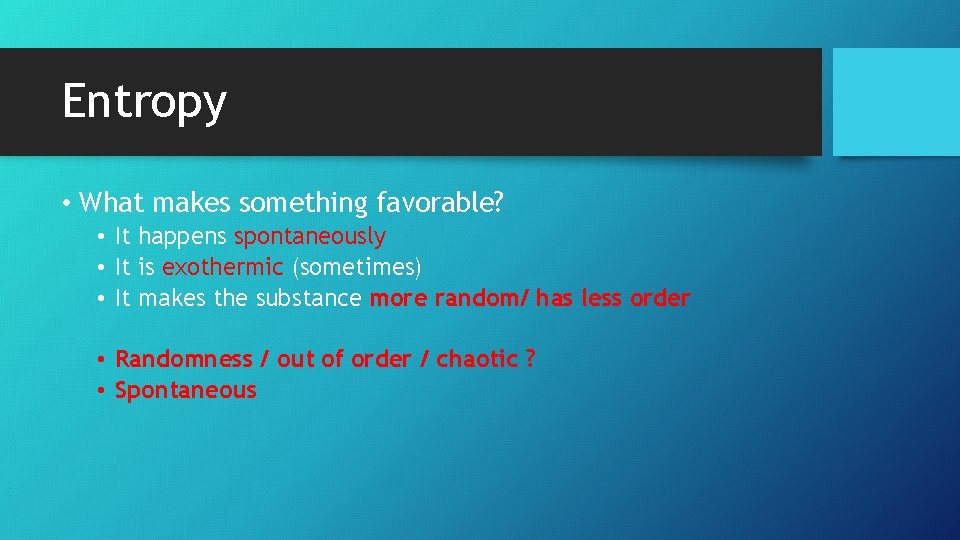 Chapter 13 B Reaction Tendency Breaking Chemical Bonds