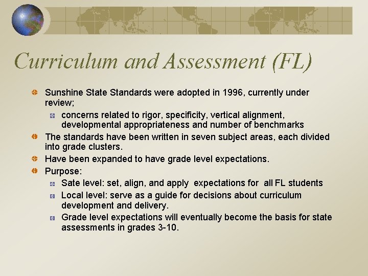 New Hampshire Florida Public School Systems Structure of